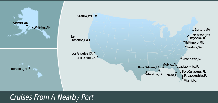Us East Coast Ports Map